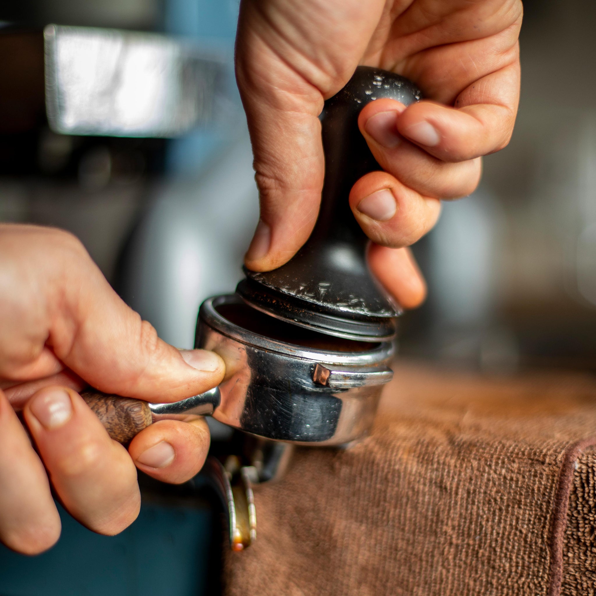 Tamp that! How to tamp your coffee puck – Grouch and Co Coffee Roasters